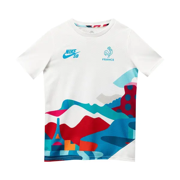 Nike X Parra France Federation Kit Crew Jersey - White