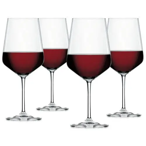 SPIEGELAU Style Red Wine Glass Set Of 4 - Clear