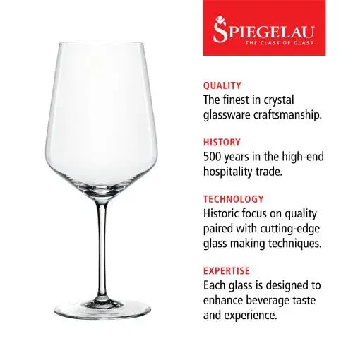 SPIEGELAU Style Red Wine Glass Set Of 4