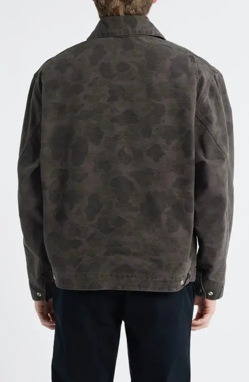 Carhartt Work In Progress Duck Detroit Camo Zip Jacket - Camo Duck