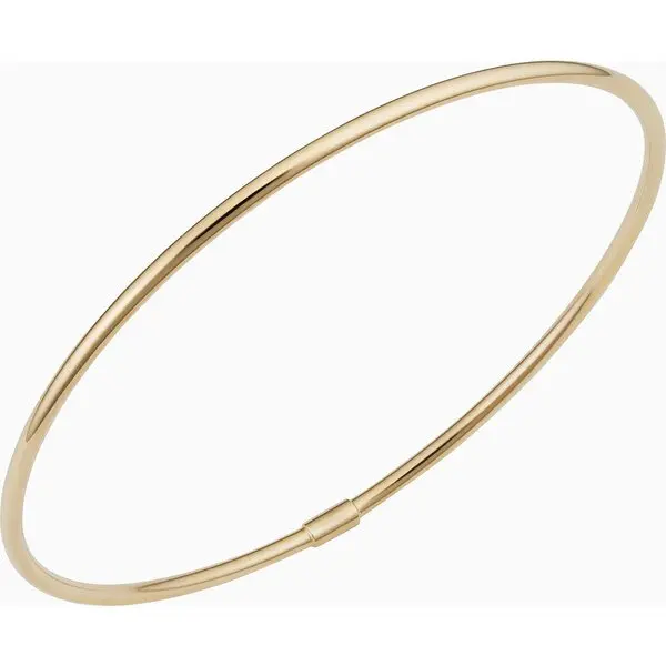 ORADINA 10k Gold Bangle Bracelet - Yellow Gold