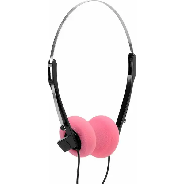 RETROSPEKT Retro Foam On-ear Headphones - Pink