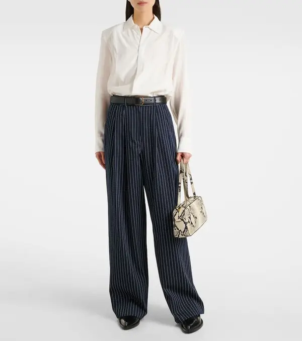 THE FRANKIE SHOP Sophie Satin Shirt