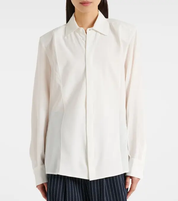 THE FRANKIE SHOP Sophie Satin Shirt