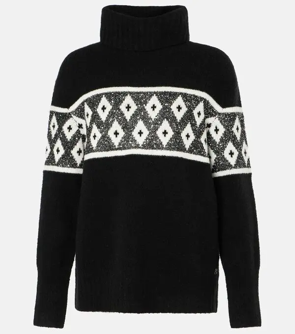 Bogner Uda Sequined Wool-blend Sweater