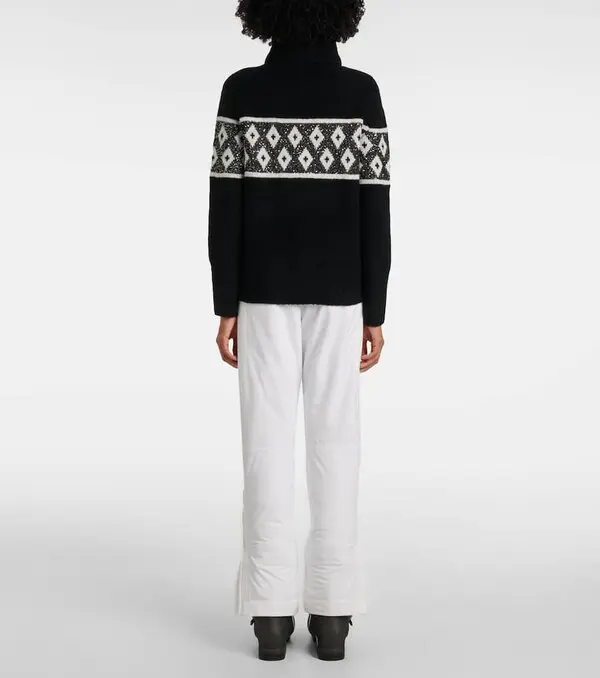 Bogner Uda Sequined Wool-blend Sweater