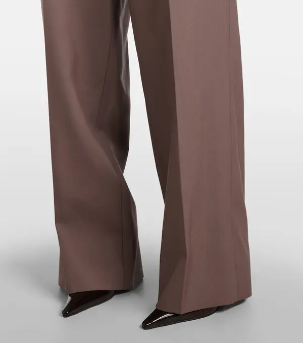 Stella McCartney Wool Wide-leg Trousers