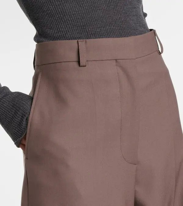 Stella McCartney Wool Wide-leg Trousers