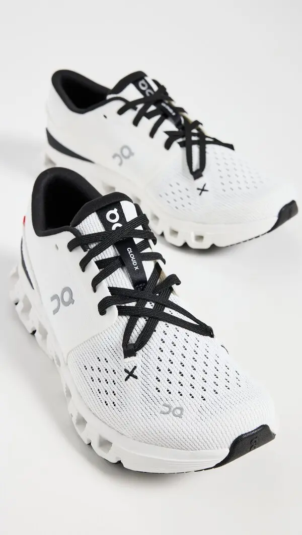 On Cloud X 4 Sneakers - Ivory/black