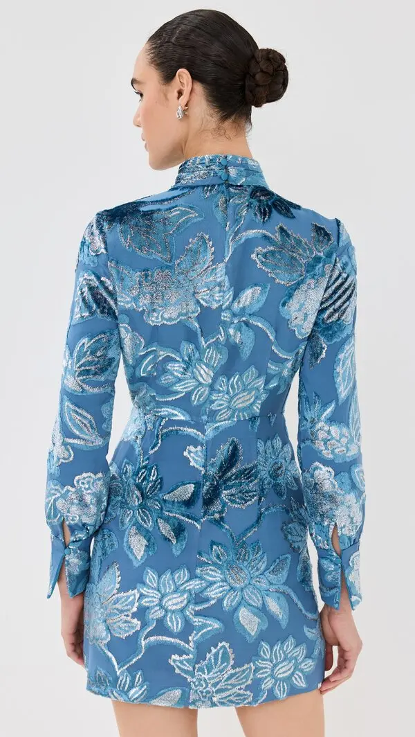 Simkhai Halen Draped Velvet Mini Dress