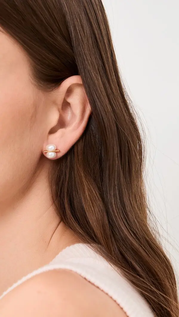 Brinker & Eliza Mallow Stud Earrings