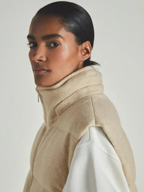 Les 100 Ciels Brushed-cashmere Down Gilet