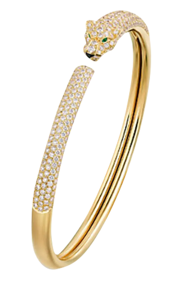 CARTIER Panthère De 18ct Yellow-gold Diamond Bracelet - Yellow Gold