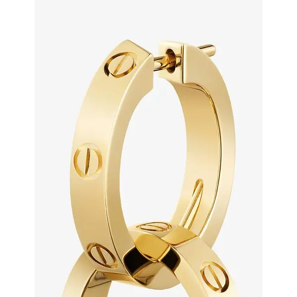 Cartier Love 18ct Yellow-gold Hoop Earrings
