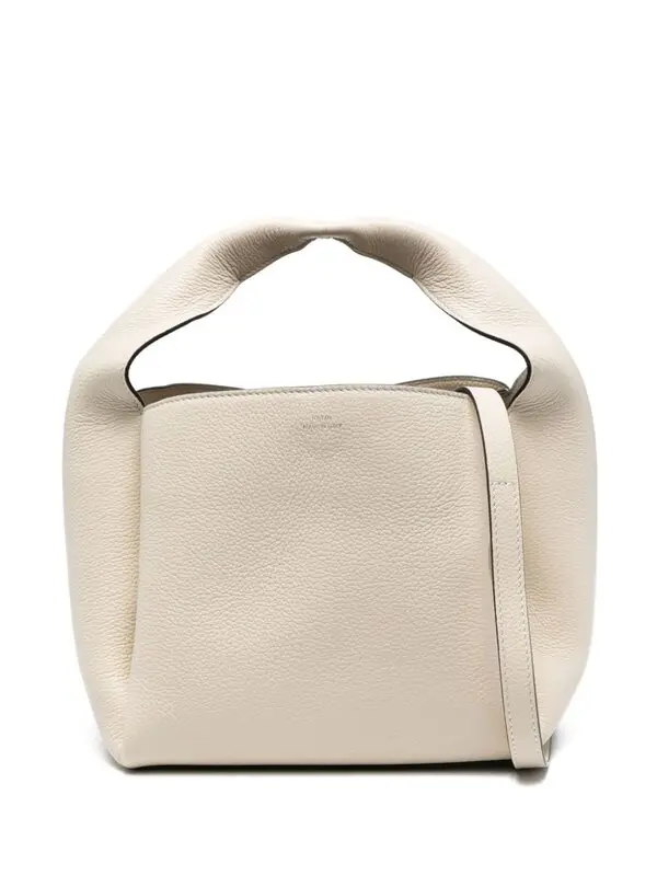 TOTEME Leather Bucket Bag - White
