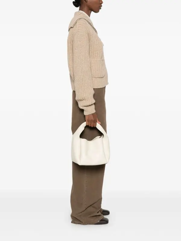 TOTEME Leather Bucket Bag - White