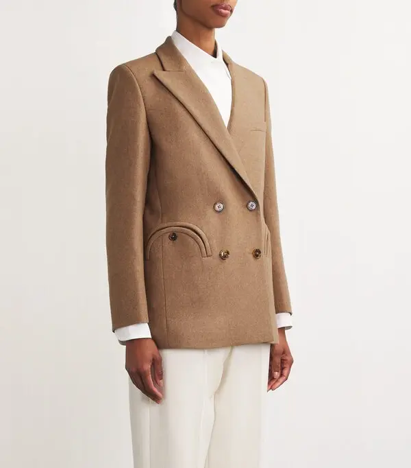 BLAZÉ MILANO Virgin Wool And Cashmere Everyday Blazer
