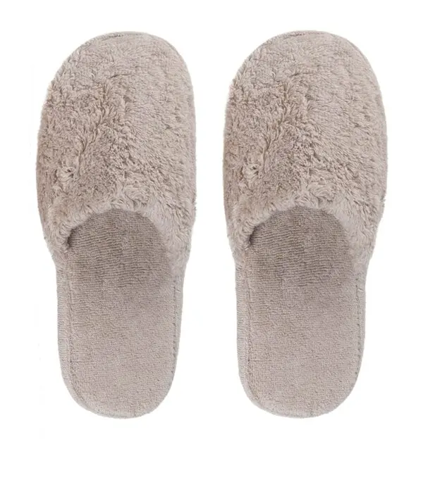 GRACCIOZA Egyptian Cotton Slippers - Neutral