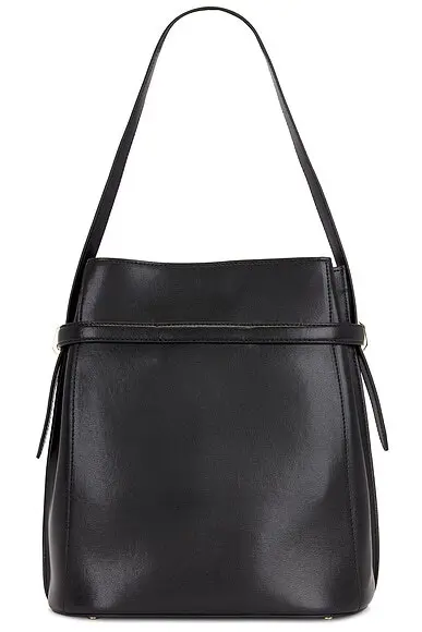 TOTEME Belted Bucket Bag - Black