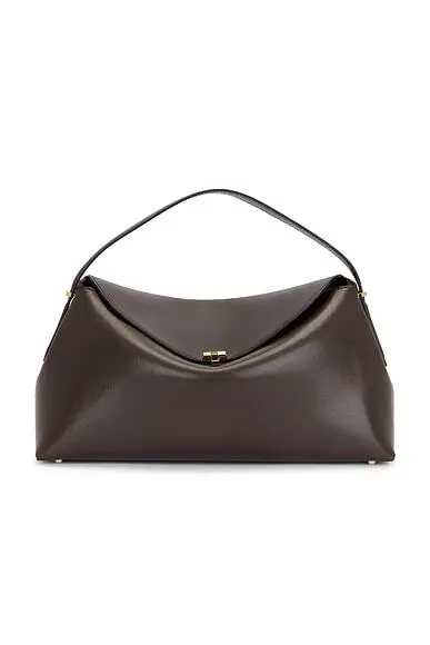 TOTEME T-lock Top Handle Bag - Bark