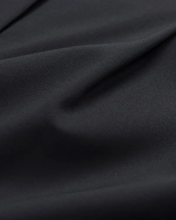 Jenni Kayne Jones Pleated Wool Pants - Black