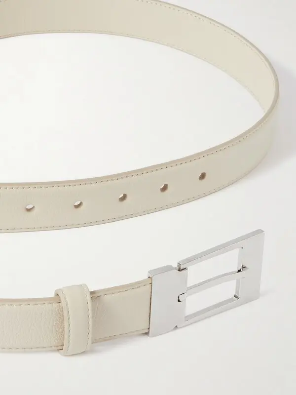 THE ROW Jewel Leather Belt - Neutrals
