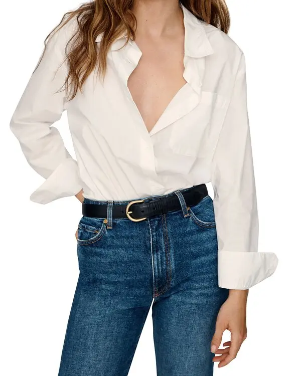 Jenni Kayne Boyfriend Shirt - White