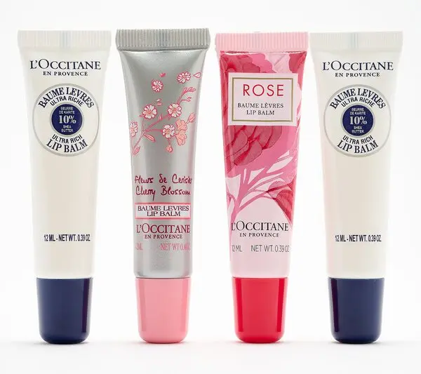 L'OCCITANE 4-piece Assorted Lip Balm Collection - One-color