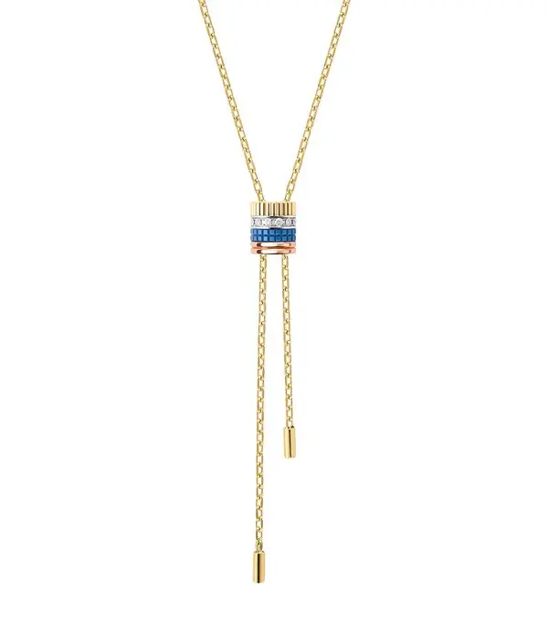 Boucheron Quatre Blue Edition Necklace - Gold