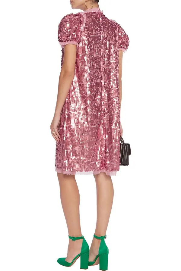 Dolce & Gabbana Embellished Tulle Dress