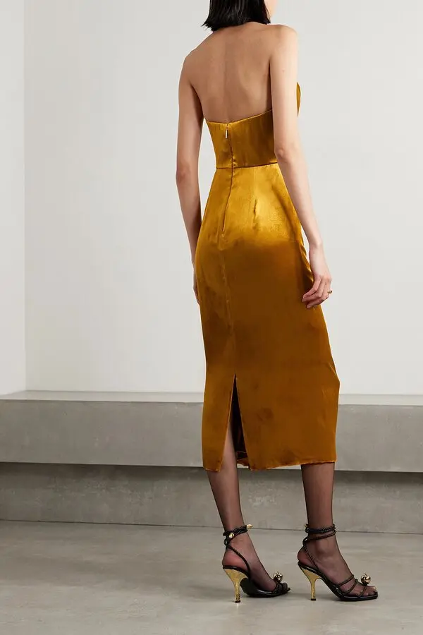 jason wu gold dress Jason Wu Satin Gown
