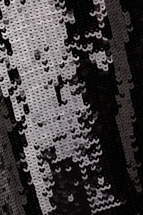 Theory Sequined Crepe Mini Dress