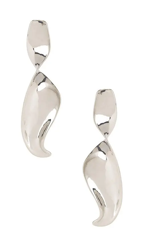 8 Other Reasons Twist Dangle Earrings - Silver
