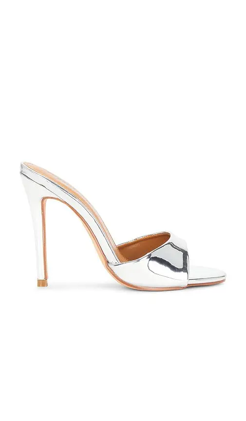 Superdown Metallic Faux Patent Leather Stiletto Heels