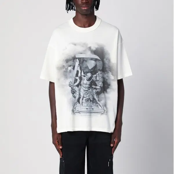 Represent Atlas Cotton T Shirt In White - 8% Off | Editorialist