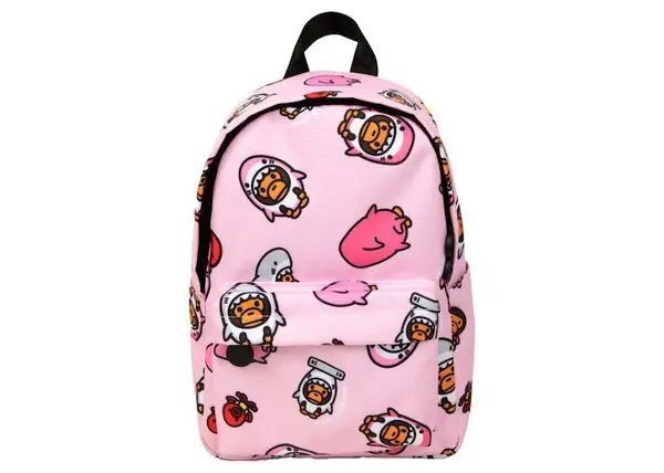 A BATHING APE Baby Milo Hard Backpack - Pink