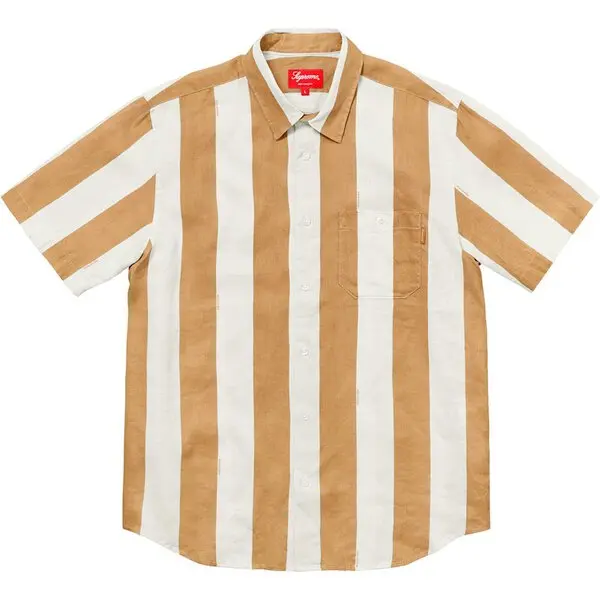 Supreme Wide Stripe Shirt - Brown