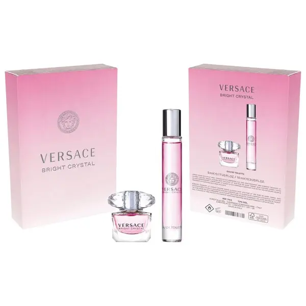 Versace Mini Bright Crystal Eau De Toilette Set - One-color