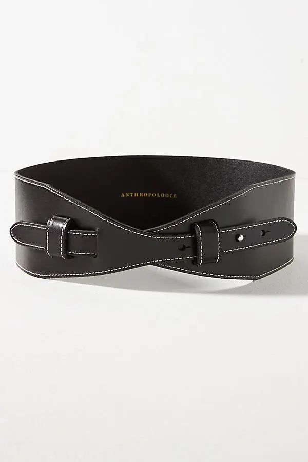 Anthropologie Wide Corset Belt