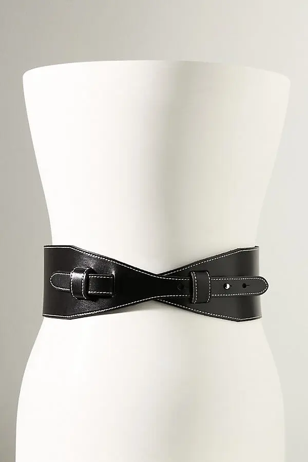 Anthropologie Wide Corset Belt