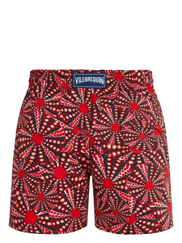 Vilebrequin Moorea Swim Shorts Red Editorialist