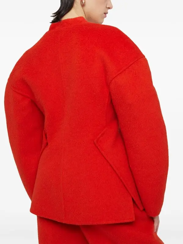 JIL SANDER Wool-blend Jacket - Red