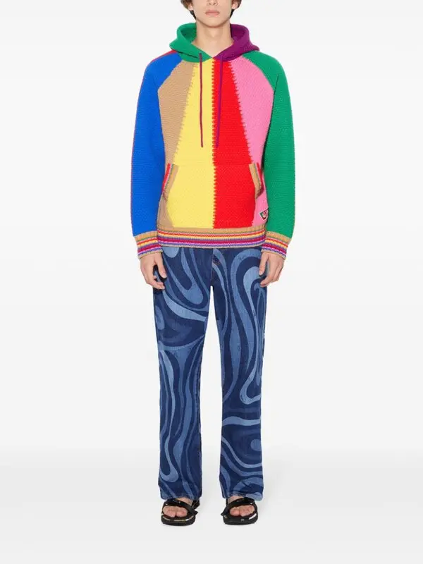 Emilio Pucci Colourblock Wool Hoodie