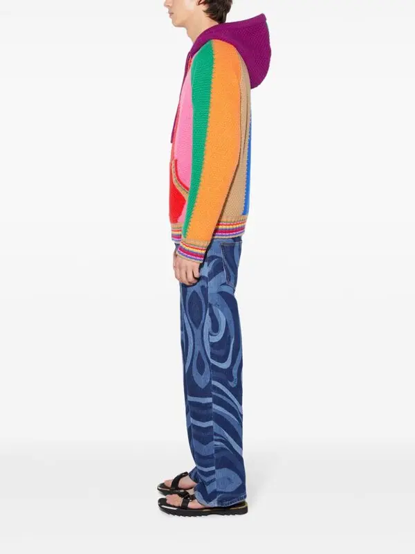 Emilio Pucci Colourblock Wool Hoodie