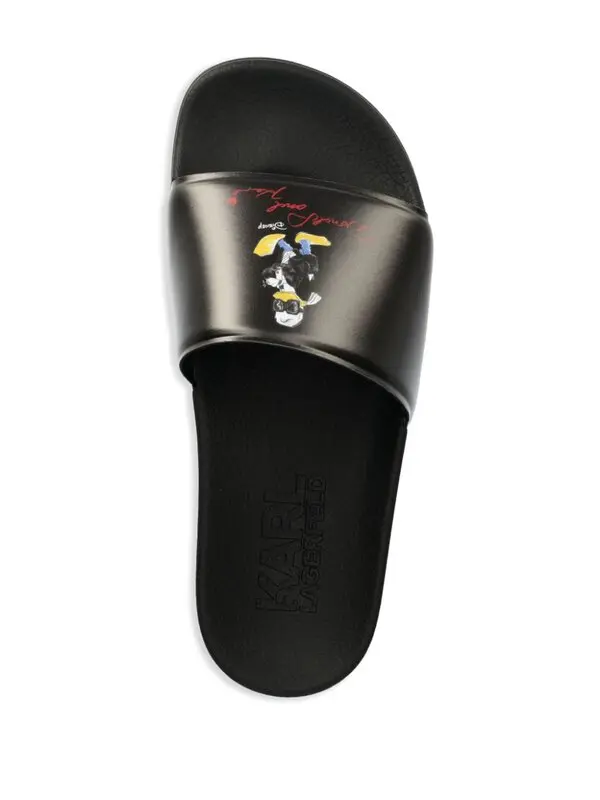 Karl Lagerfeld Karl-motif Flip Flops