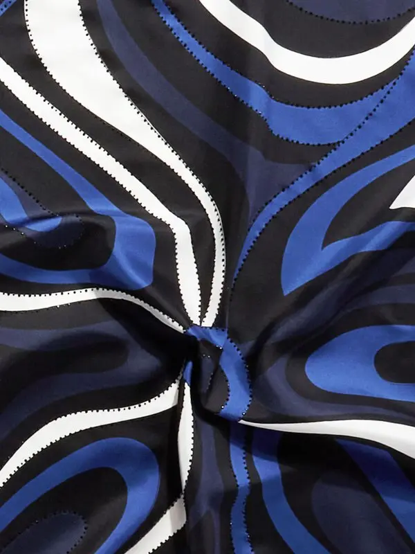 Emilio Pucci Large Marmo-print Silk Scarf