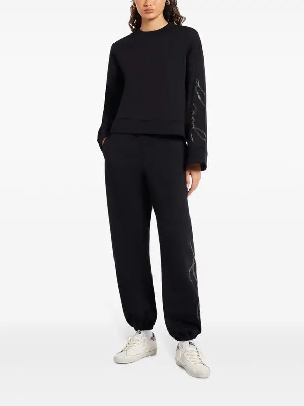 Karl Lagerfeld Rhinestone-embellished Track Pants