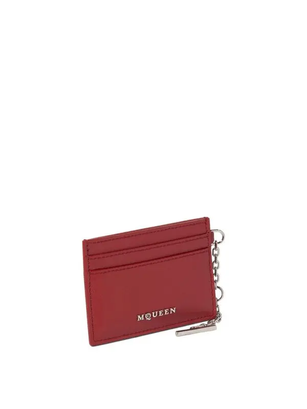 Alexander McQueen Sling Card Holder - Red