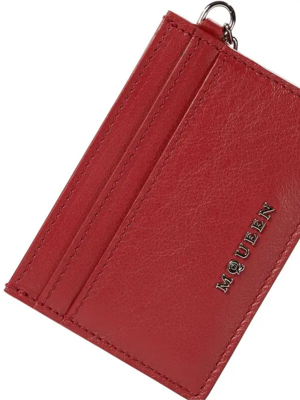 Alexander McQueen Sling Card Holder - Red