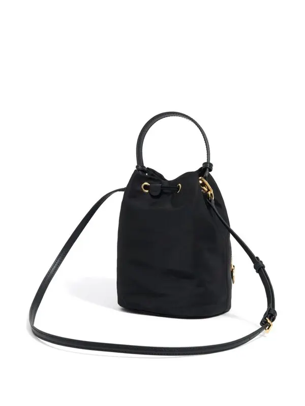 Bimba Y Lola Logo-Lettering Bucket Bag - Black | Editorialist display picture 1